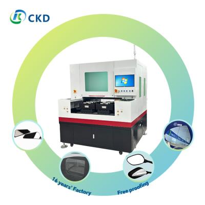 Китай 3Лазерная режущая машина мощностью 0,5 кВт для резки стеклянных зеркал с управлением HTI продается