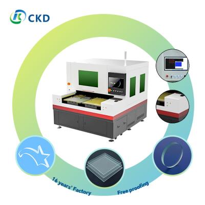 China Atualize seu processo de corte de vidro com nossa máquina avançada de corte de vidro a laser para 500mm/s para corte versátil e de vidro à venda