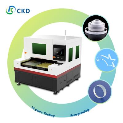 Китай Опыт гладкой и точной резки стекла с помощью лазерной режущей машины для резки стекла с точностью ± 0,01 мм продается