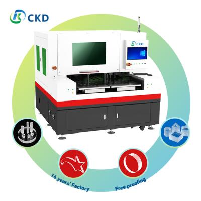 Китай Новейшая лазерная стеклянная режущая машина для высокой точности и гладкой резки до скорости 0-500 мм / с продается