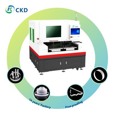 China Máquina de corte de vidro a laser profissional para processamento de vidro industrial precisa de precisão ± 0,01 mm à venda