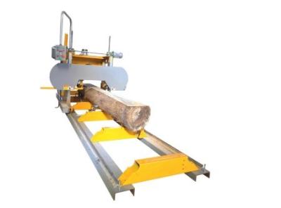 China Horizontale tragbare Band-Sägemühlen-hölzerner Durchmesser 410 Millimeter zu verkaufen