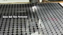 Nail file, glass laser cutting