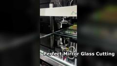 6mm thick 1.5m long mirror glass laser cutting strip