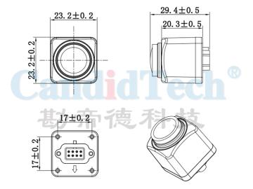 CVBS car camera customized