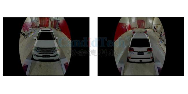 3D around view display for car