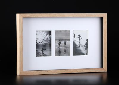 Cina Strutture di legno per la decorazione della parete, rifinitura naturale di arte di aperture della scatola di ombra 3 in vendita