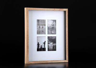 Cina Strutture di legno inscatolate naturali della foto del collage, quattro cornici di legno uniche di aperture in vendita