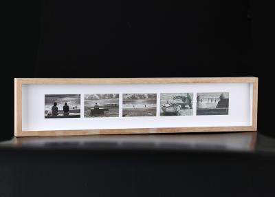 Cina L'arte di legno collage orizzontali di rettangolo dei multi incornicia la parete che appende, costruzione di scatola dell'ombra in vendita