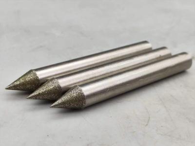 중국 D181 철기 바퀴와 함께 전자 접착 다이아몬드 드릴 비트 몸길이 82mm 지름 9.52mm 판매용