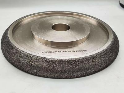 중국 8 인치 전자 접착 다이아몬드 밀링 휠 목재 터너를위한 높은 처리 효율성 판매용