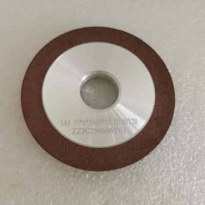 Cina 1A1 75*6*32*19.05*10mm Mola diamantata a legante resinico D100/120 in vendita