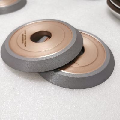 China Resin And Metal Hybrid Bond  Diamond Grinding Wheel 1V1/45° 125*10*31.75*6 Mm D64 for sale