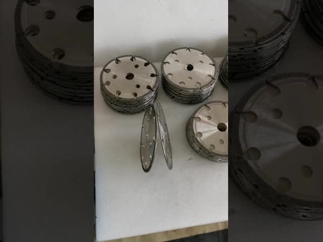 Mola CBN elettrogalvanica a ciclone per affilatura motoseghe, dimensioni: 145mm*4.8mm*16mm*6mm, B80/100