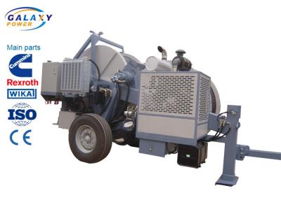 China 173hp Transmission Line Stringing Tools , Manual Brake Hydraulic Cable Puller for sale
