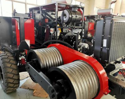 China 750mm 180kN Electric Cable Pulling Winch Machine With 325hp Engine for sale