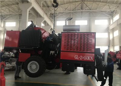 China 2x5 Grooves Intermittent 10T Overhead Line Stringing Equipment for sale