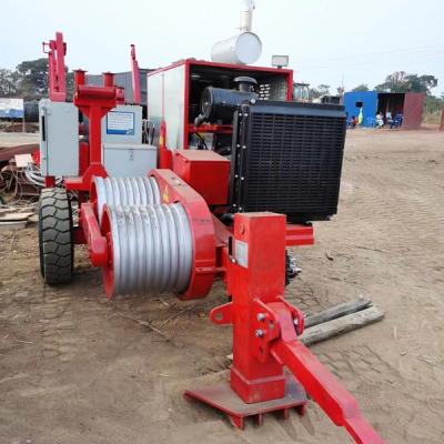 China Pulling 330KV ADSS Cable 8 Grooves 90KN Power Line Stringing Equipment for sale