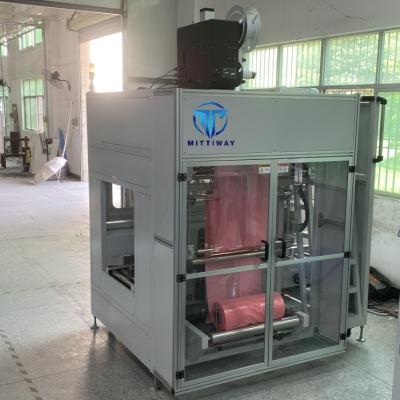 China Máquina de vedação de sacos de plástico industriais de 380V rotativa totalmente automática à venda