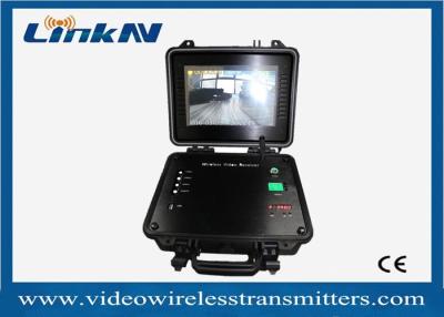 Cina Video larghezza di banda portatile AES256 Enryption H.264 del ricevitore HDMI CVBS 2-8MHz di COFDM con la batteria in vendita