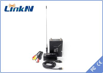 China Manpack Wireless Aduio Video Transmitter COFDM HDMI & CVBS AES256 Encryption Two-way Intercom for sale