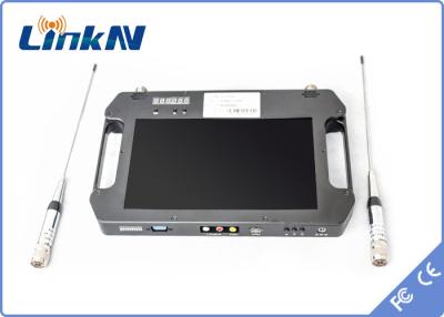 China Handheld COFDM Video Receiver Battery Powered with Display Diversity Reception AES256 for sale