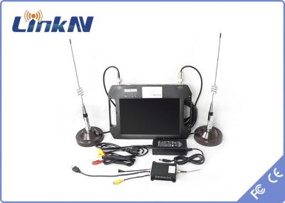 중국 15개 킬로미터 UAV 비디오 링크 COFDM 송신기와 수신기 HDMI CVBS 낮은 지연 1W 전력 AES256 암호 판매용