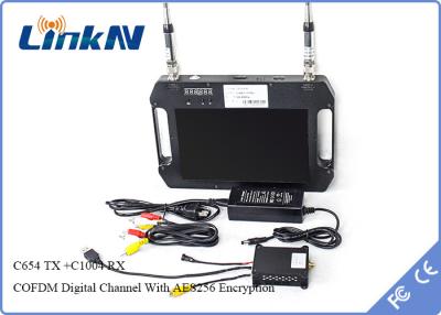 China 10km UAV Video Link FHD COFDM Transmitter & Receiver Kit H.264 Compression Low Latency AES256 DC 12V for sale