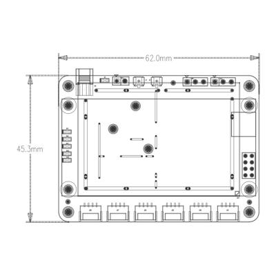 Cina LKAV6614 Peso leggero OEM Mainboard 5 km UAV PCBA Video Data Link Module in vendita