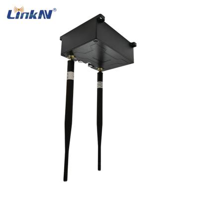 China Ancho de banda AES DC12V-24V del UAV de la policía alto de la transmisión de datos el 10km de los Multi-saltos militares del IP MESH Relay en venta