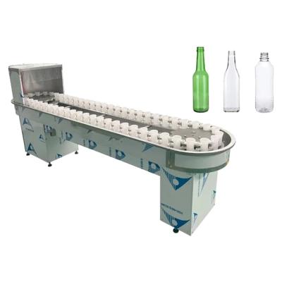 China Semi Automatic Rotary High Pressure Plastic Glass PET Bottle Rinser for Wine and Water Bottle Washing Cleaning for sale
