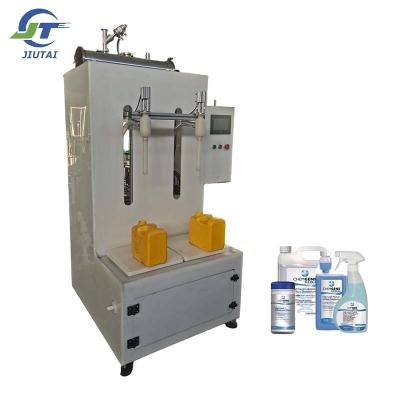 China Semi-Automatic Liquid Packing Weighing 20 Liters Ammonia Solution  Filling Machine for Banana Water for sale