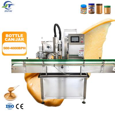 China 500-4000BPH Medium High Viscosity Particulate Paste /Peanut Butter Rotor Pump Filling Machine for Food Production Line for sale