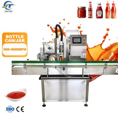 China Custom High Productivity Intelligent Fully Automatic Rotor Pump Filling Machine for Tomato Paste High Viscosity Filling for sale