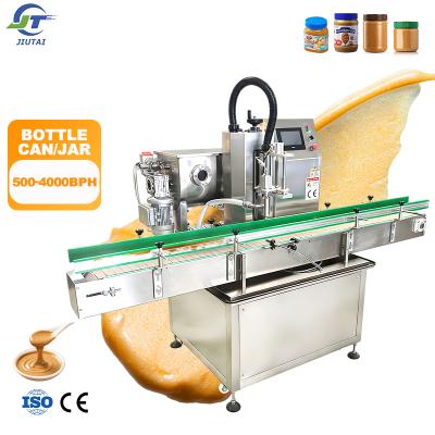 China Anti-Drip Low Shear Constant Temperature Peanut Butter Rotor Pump Filling Machine for Various Sauces Food Factory for sale