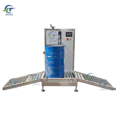 China Semi Automatic Servo Pump Weighing Large Drum Jerry Can Pet Bottle Gear Pump Capping Sealing Packaging Filling Machine for sale