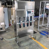 China PLC Control Gravity Flow Filling Machine 5 Inch Touch Screen for Parameter Setting for sale