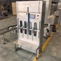 China PLC Control Gravity Flow Filling Machine 5 Inch Touch Screen for Parameter Setting for sale