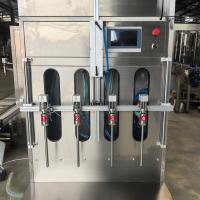 China PLC Control Gravity Flow Filling Machine 5 Inch Touch Screen for Parameter Setting for sale