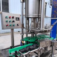 China Automatic High-Efficiency Plastic Bottle Capping Screwing Machine for Pet Cap Closing Soft Drink Beverage for sale