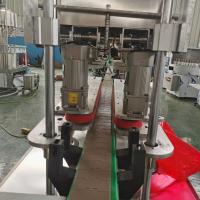 China Automatic Bottle Screw Capping Machine Plastic Bottle with Conveyor 4 Wheel Sealing Machine for sale