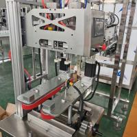 China Automatic Bottle Screw Capping Machine Plastic Bottle with Conveyor 4 Wheel Sealing Machine for sale