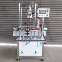 China Automatic Pet Bottle Plastic Bottle Capping Machine with Conveyor Cap Screwing Machine Screw Bottle Cap Machine for sale