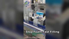 Automatic Tracking Vacuum Filling Equipment for Foamy Liquids, Wine and Beverage Bottling