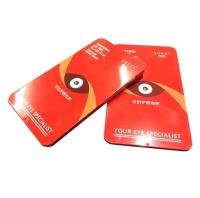 China Empty Sliding Tin Rectangular Tin Box For Screen Protective Film Packaging for sale