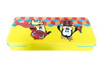 China Rectangle Retro Tin Pencil Case Gift Tin Box Packaging OEM ODM for sale