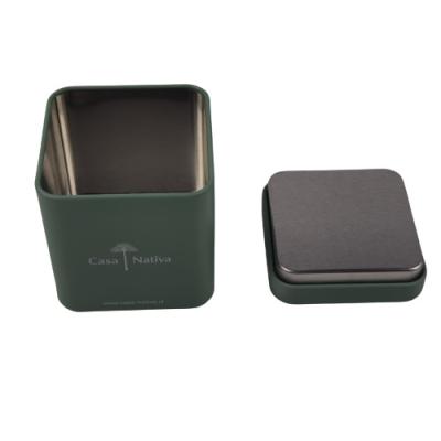 China Het maat Inbare Vierkante Deksel van Metaaltin container with airtight double Te koop