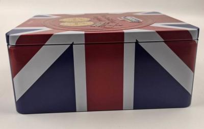 China Customized Durable Food-grade Empty Cookie Tins for Gift Packaging and Storage for sale