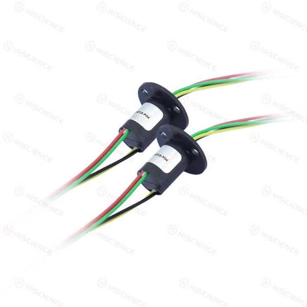 Quality Transmit Ethernet Slip Ring Capsule 6 Circuits 2A Electrical Slip Rings for sale