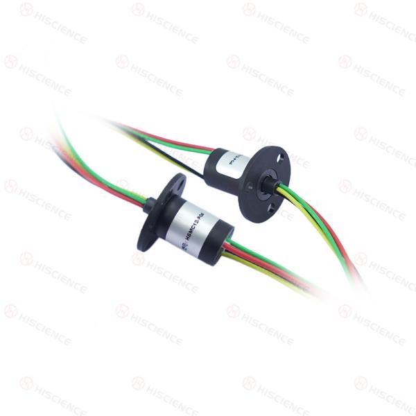 Quality Through Bore Capsule Slip Rings 2 Circuits 1A High Reliability for sale